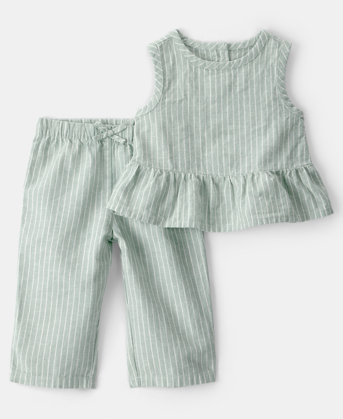 Click here for Carters Baby Girls Sleeveless Top and Pants  2-Pie... prices