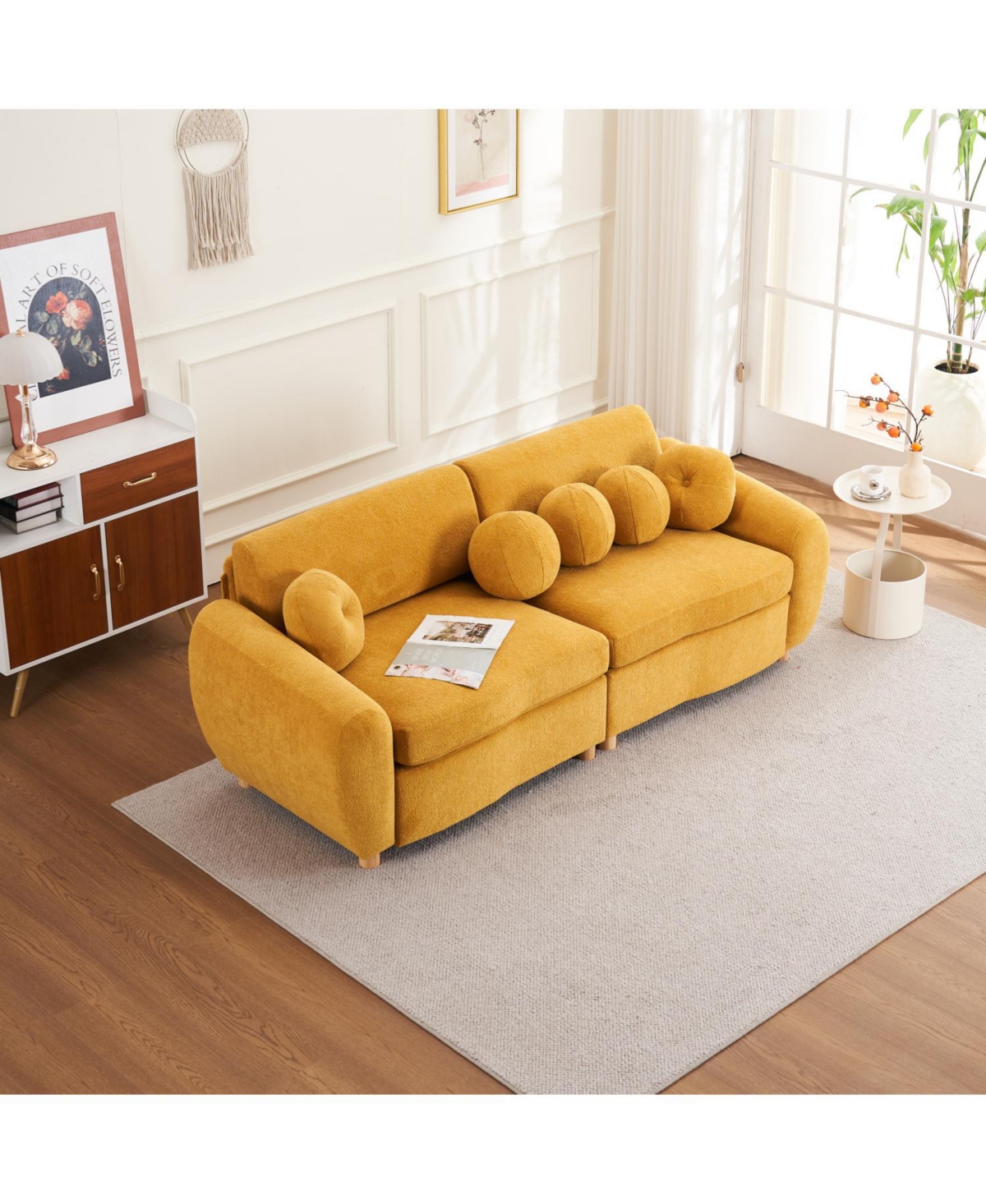 Click here for Streamdale Furniture Green Chenille Sofa Couch - Y... prices