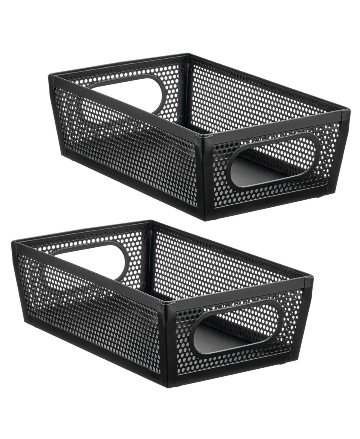 Click here for mDesign Perforated Metal Storage Bin with Handles... prices