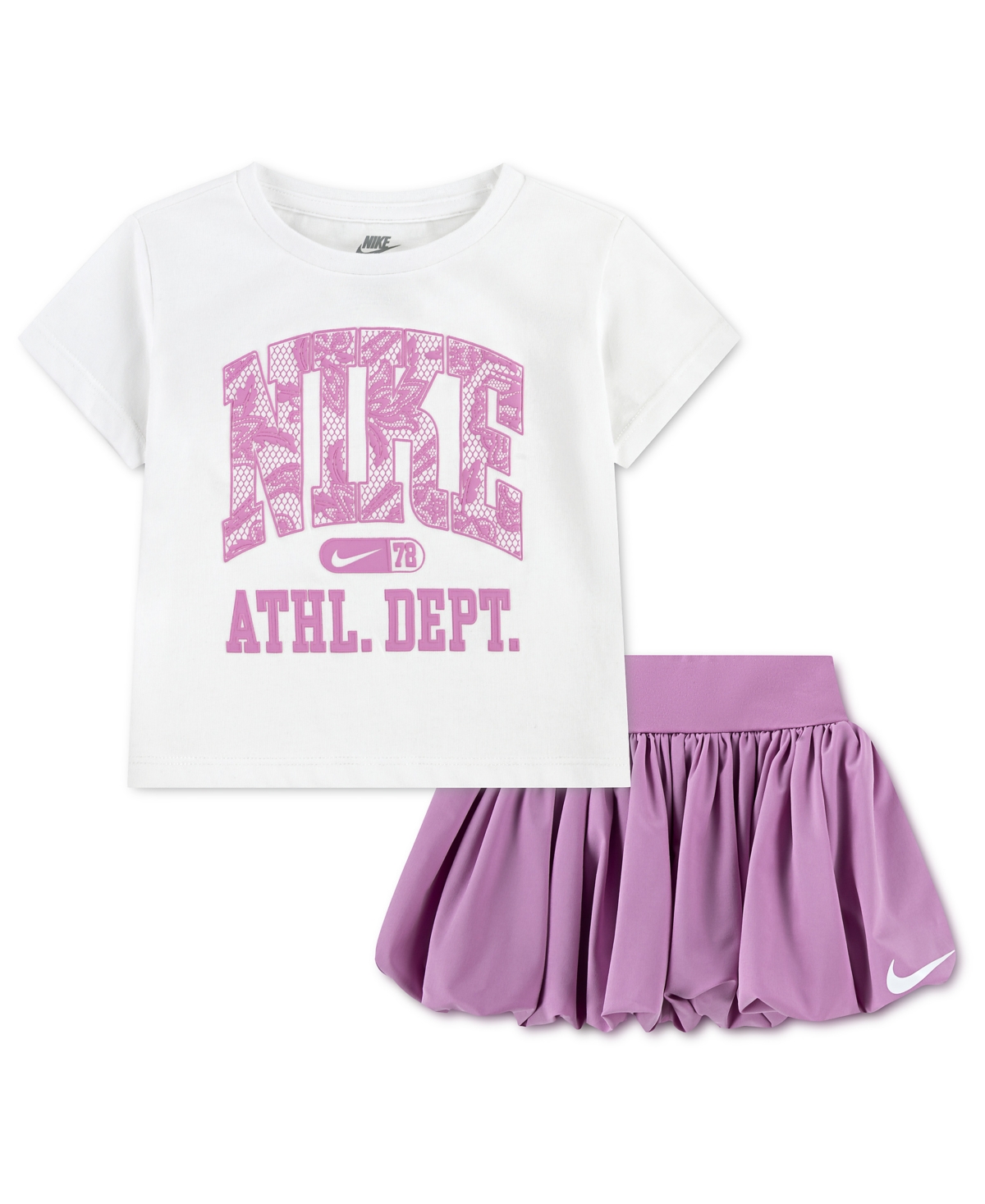 Click here for Nike Girls Toddler 2T-4T Graphic Crewneck T-Shirt... prices