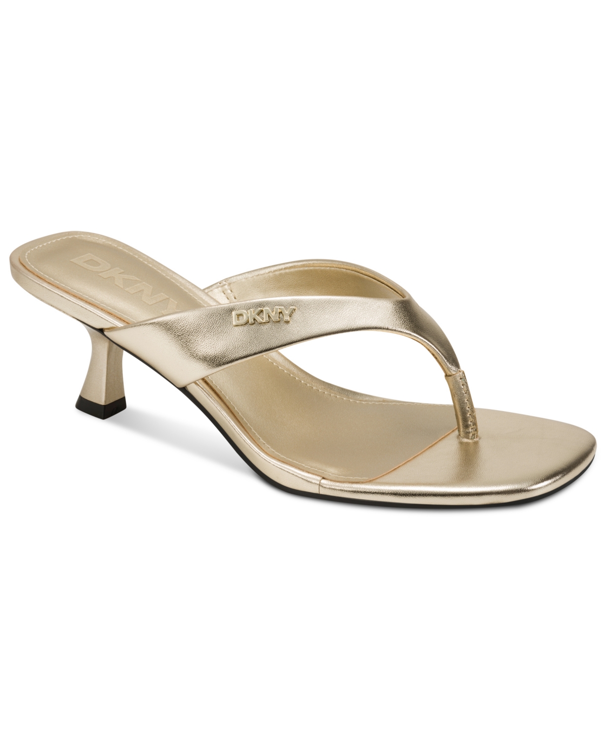 Click here for Dkny Womens Mackey Slip-On Dress Sandals - Platino prices