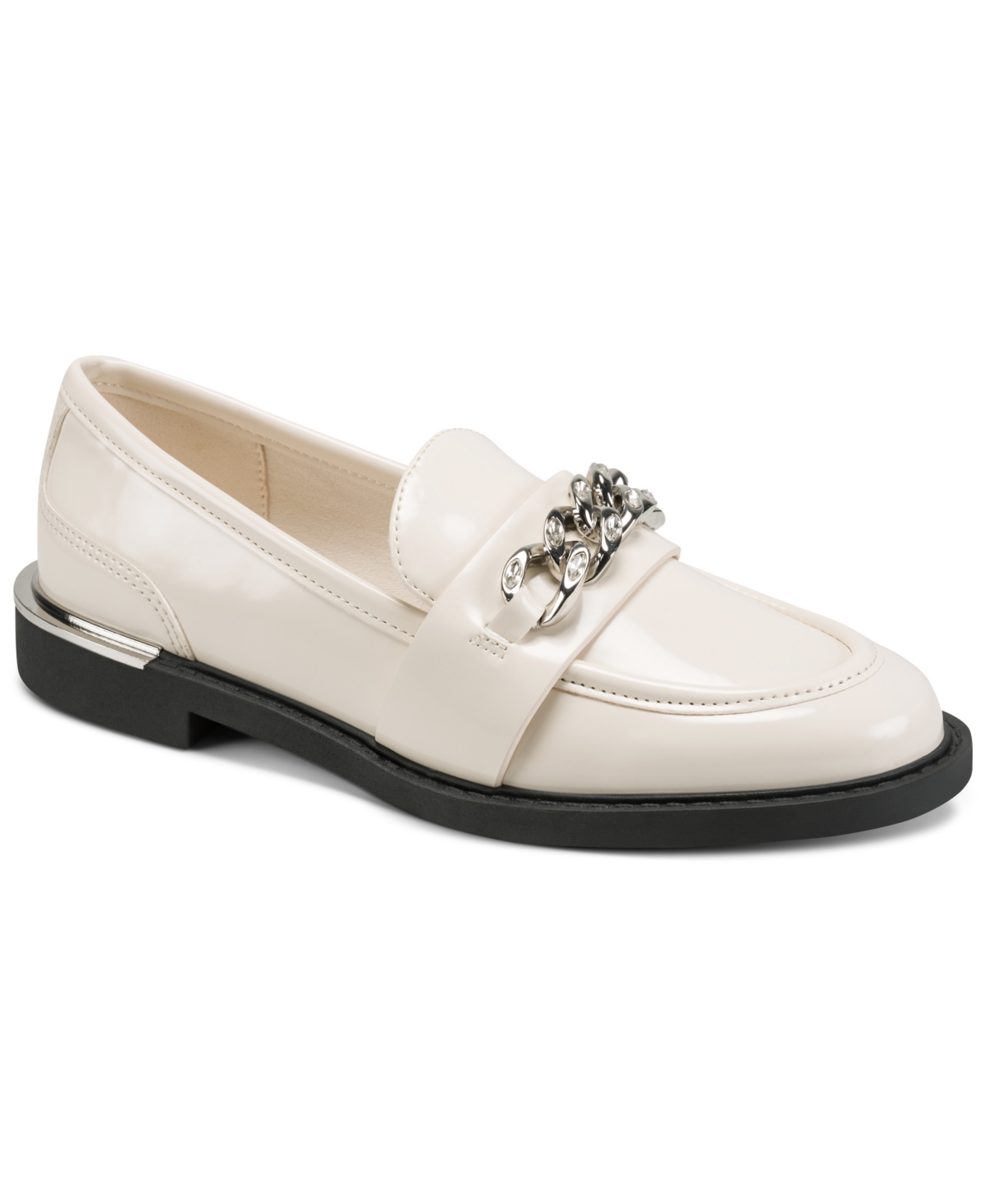 Click here for Dkny Womens Ryleigh Stone Slip-On Loafers - Coconu... prices