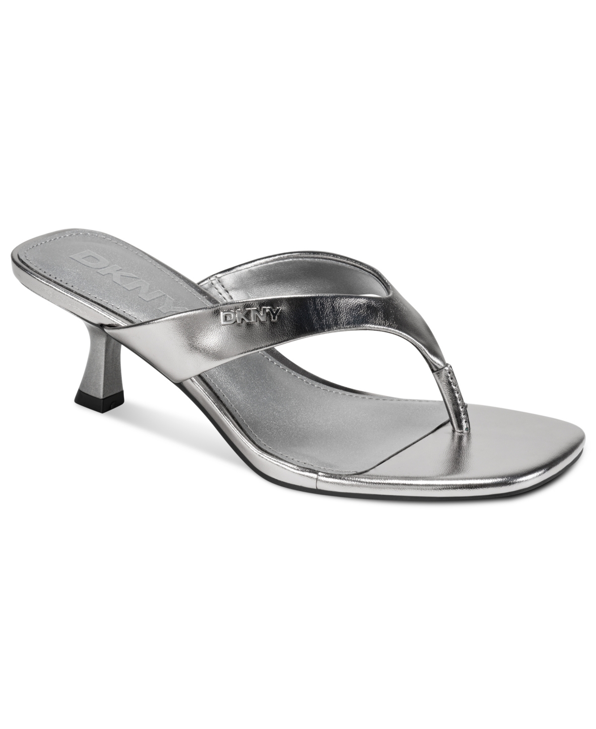 Click here for Dkny Womens Mackey Slip-On Dress Sandals - Nickel prices