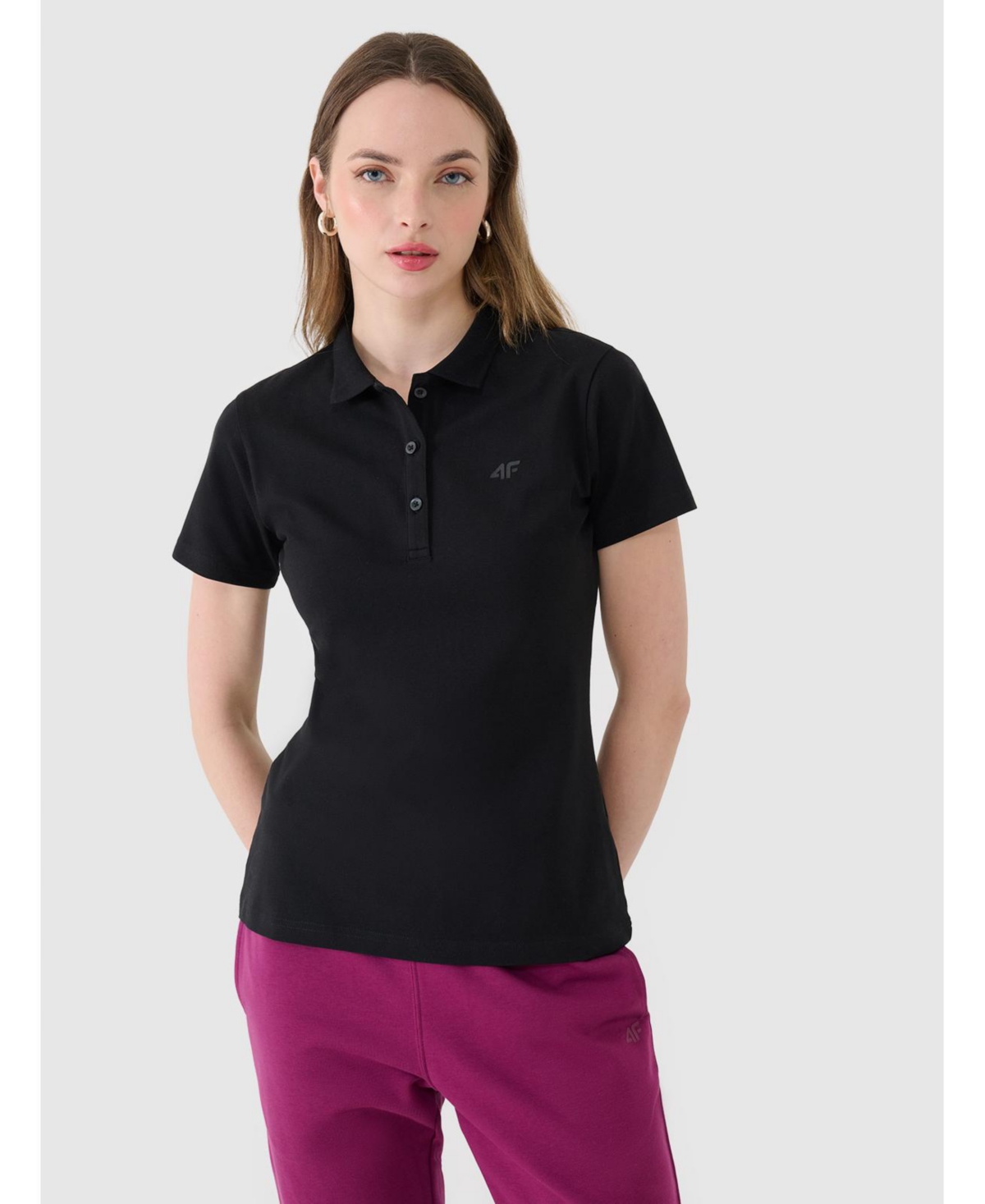 Click here for 4F Womens slim polo shirt prices