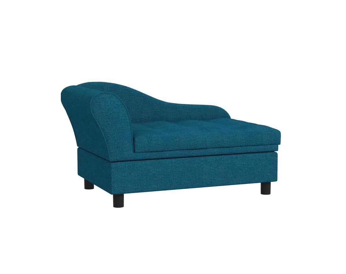 Click here for Zeus & Ruta Dark Blue Small Cat Sofa with Storage prices