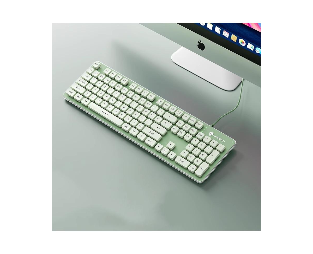 Click here for Risokeys Mechanical-feel silent keyboard  wired ba... prices