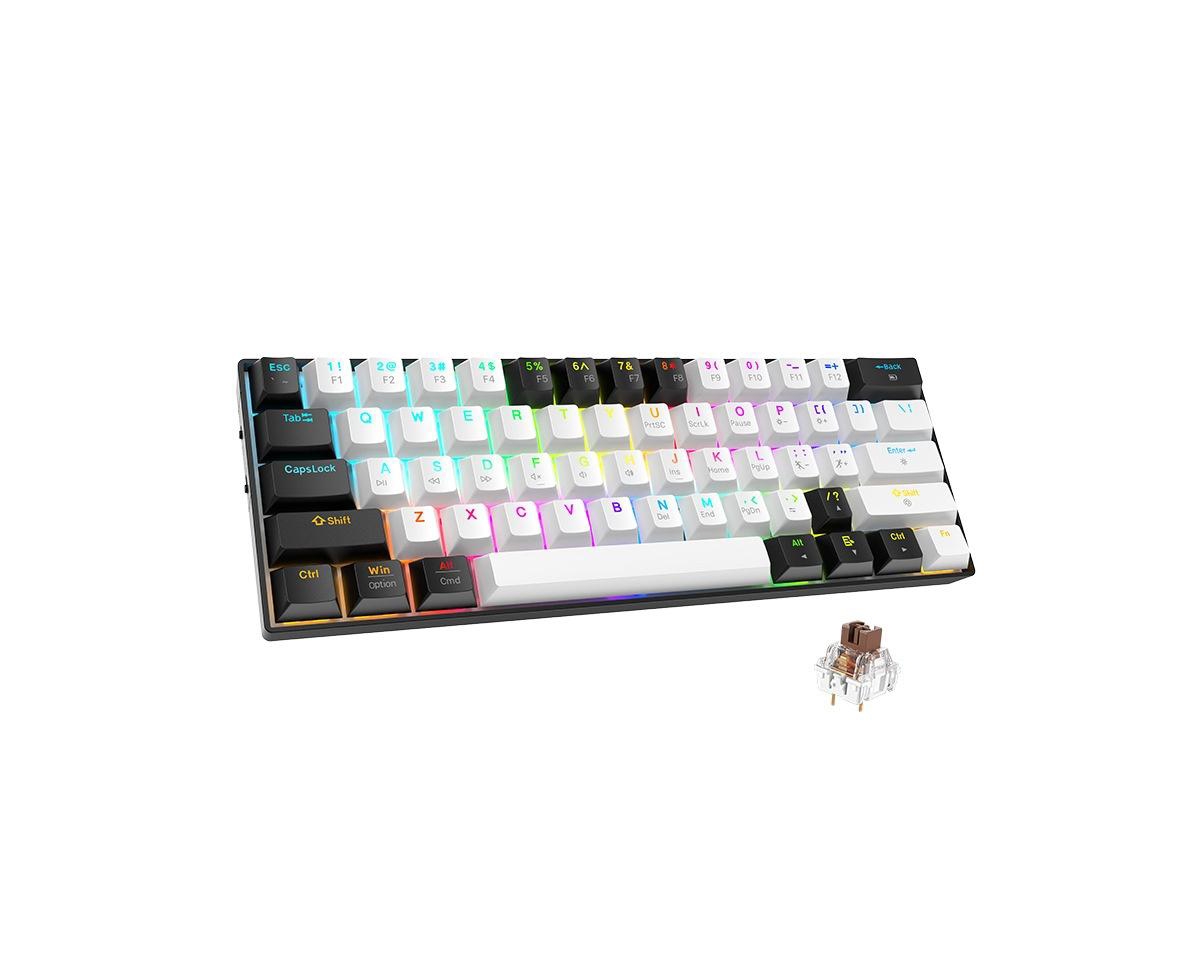 Click here for Risokeys 61-key mechanical keyboard  tri-mode Blue... prices