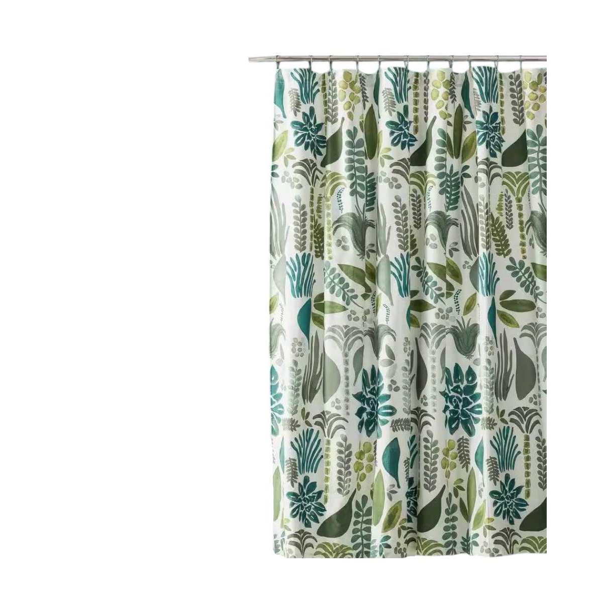Click here for Slickblue Cotton Poly Shower Curtain with Herb and... prices