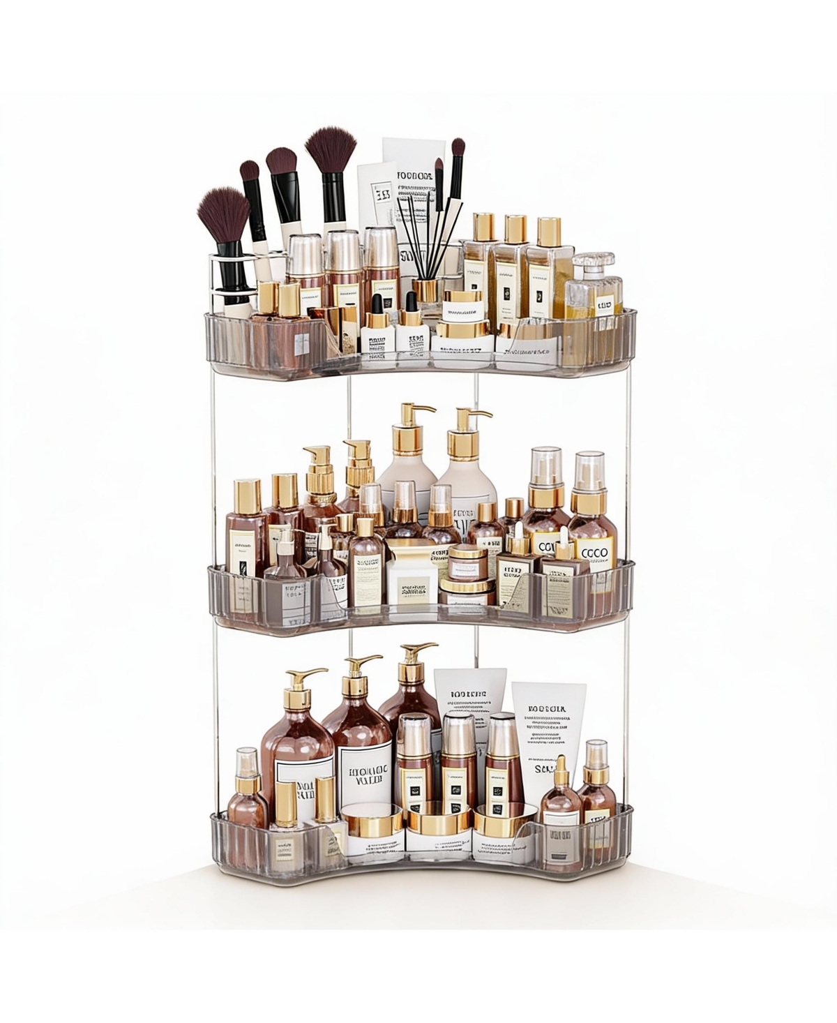 Click here for Yigii 3-Tier Corner Bathroom Organizer with Toothb... prices