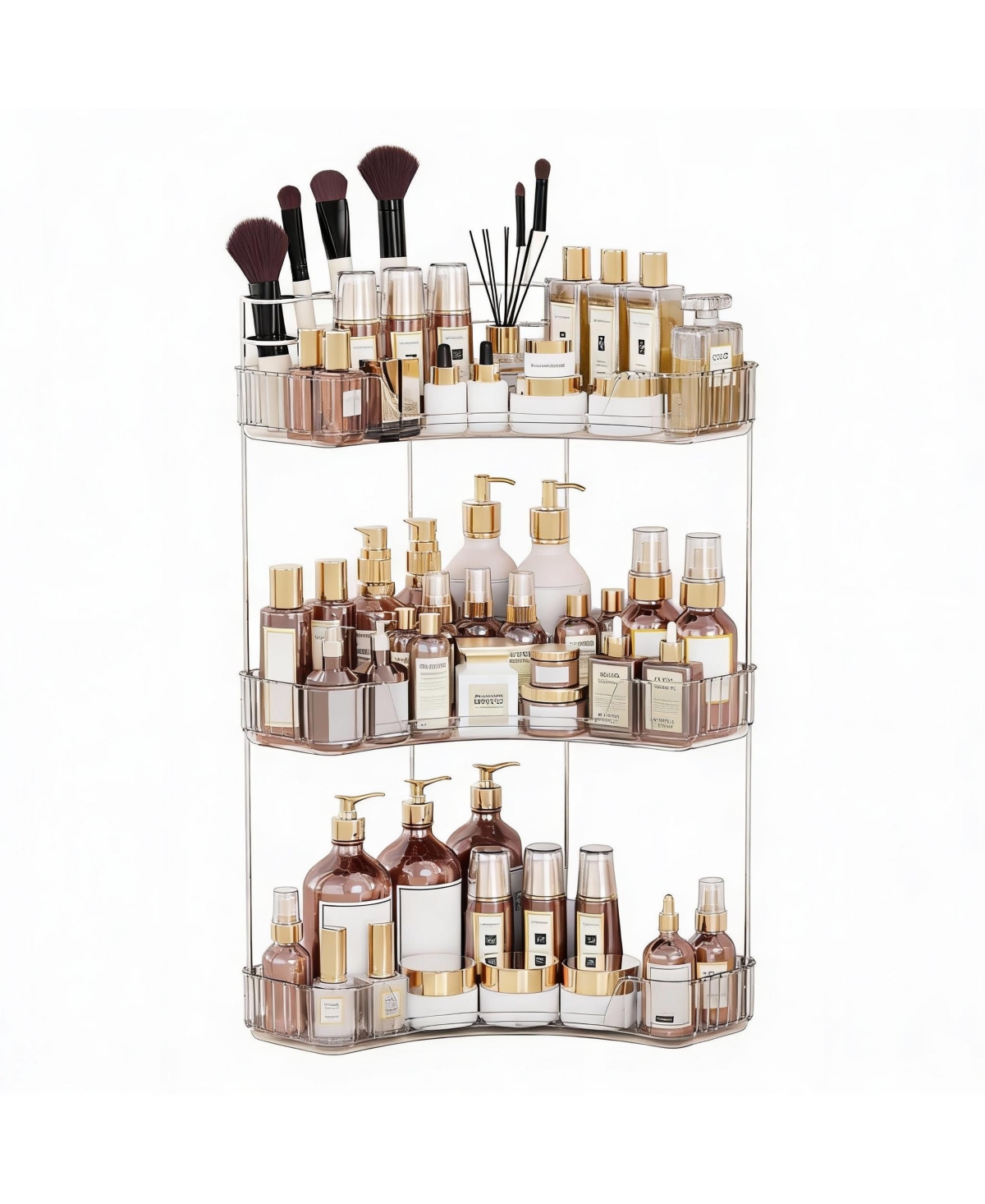 Click here for Yigii 3-Tier Corner Bathroom Organizer with Toothb... prices