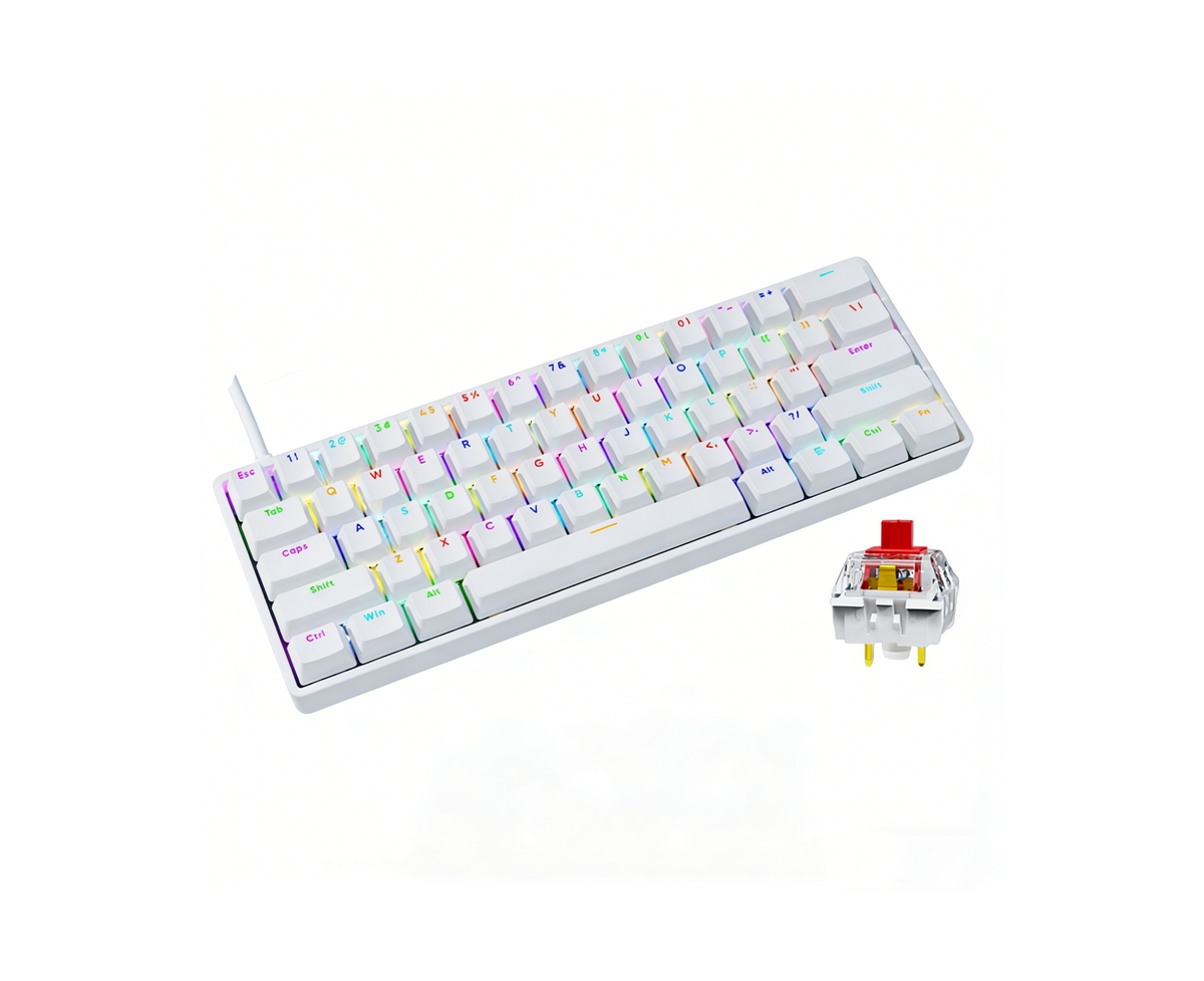 Click here for Risokeys 61-Key Rgb Wired Hot-Swappable Mechanical... prices