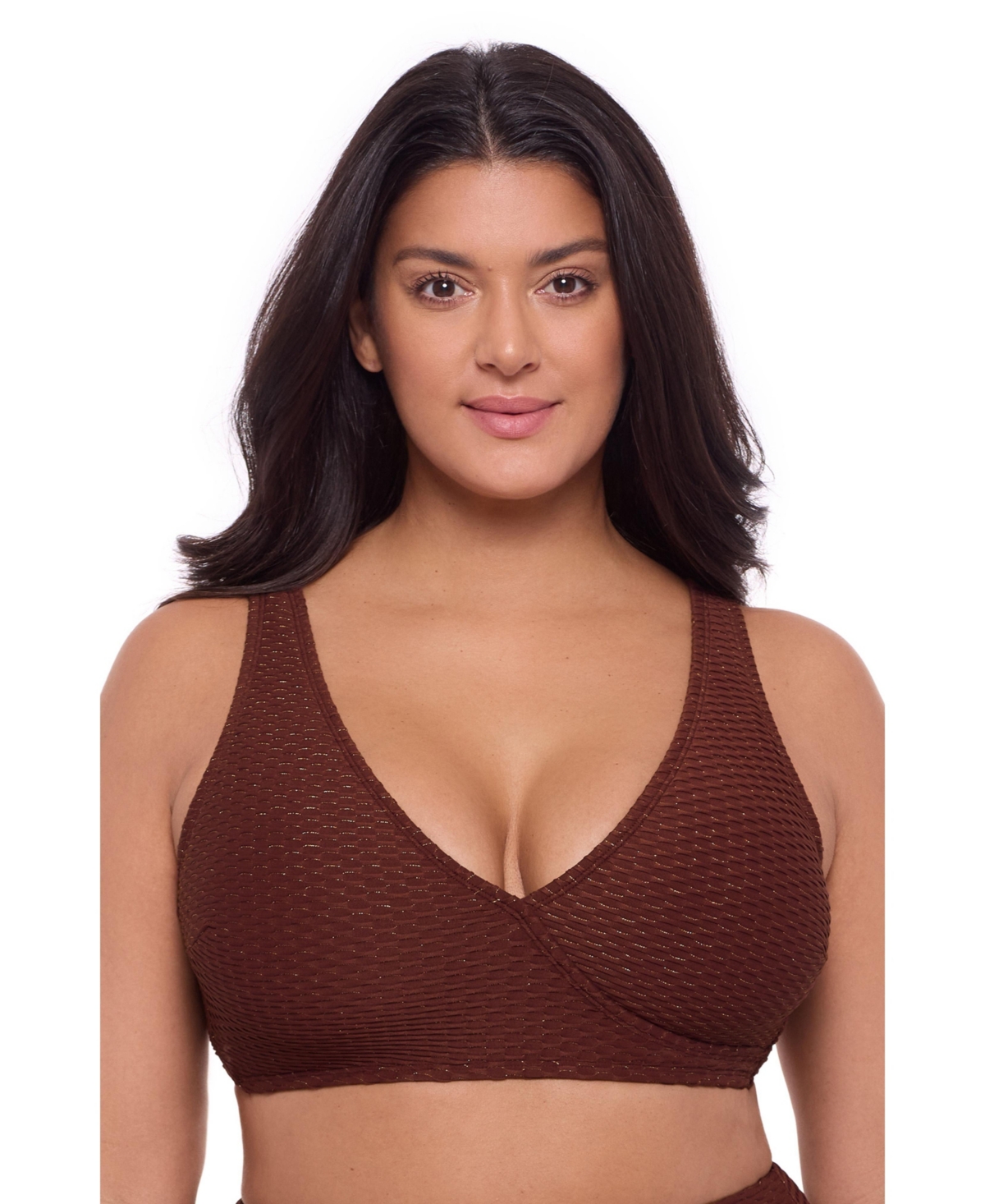 Click here for S3 Apparel Womens S3 Sculpting Grid-Textured Wrap... prices