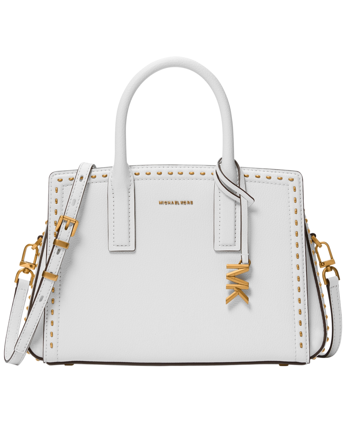 Click here for Michael Kors Laila Center Zip Small Satchel Bag -... prices