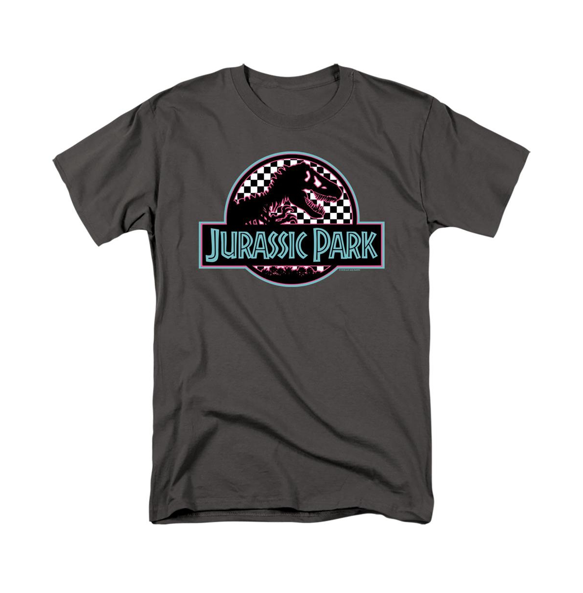 Click here for Jurassic Park Mens Checkerboard Park T Shirt - Cha... prices