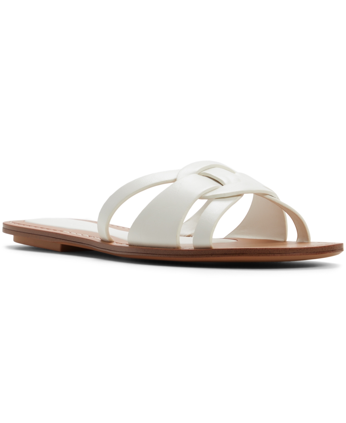 Click here for Aldo Womens Rosemaryy Slip-On Flats - White Smooth prices