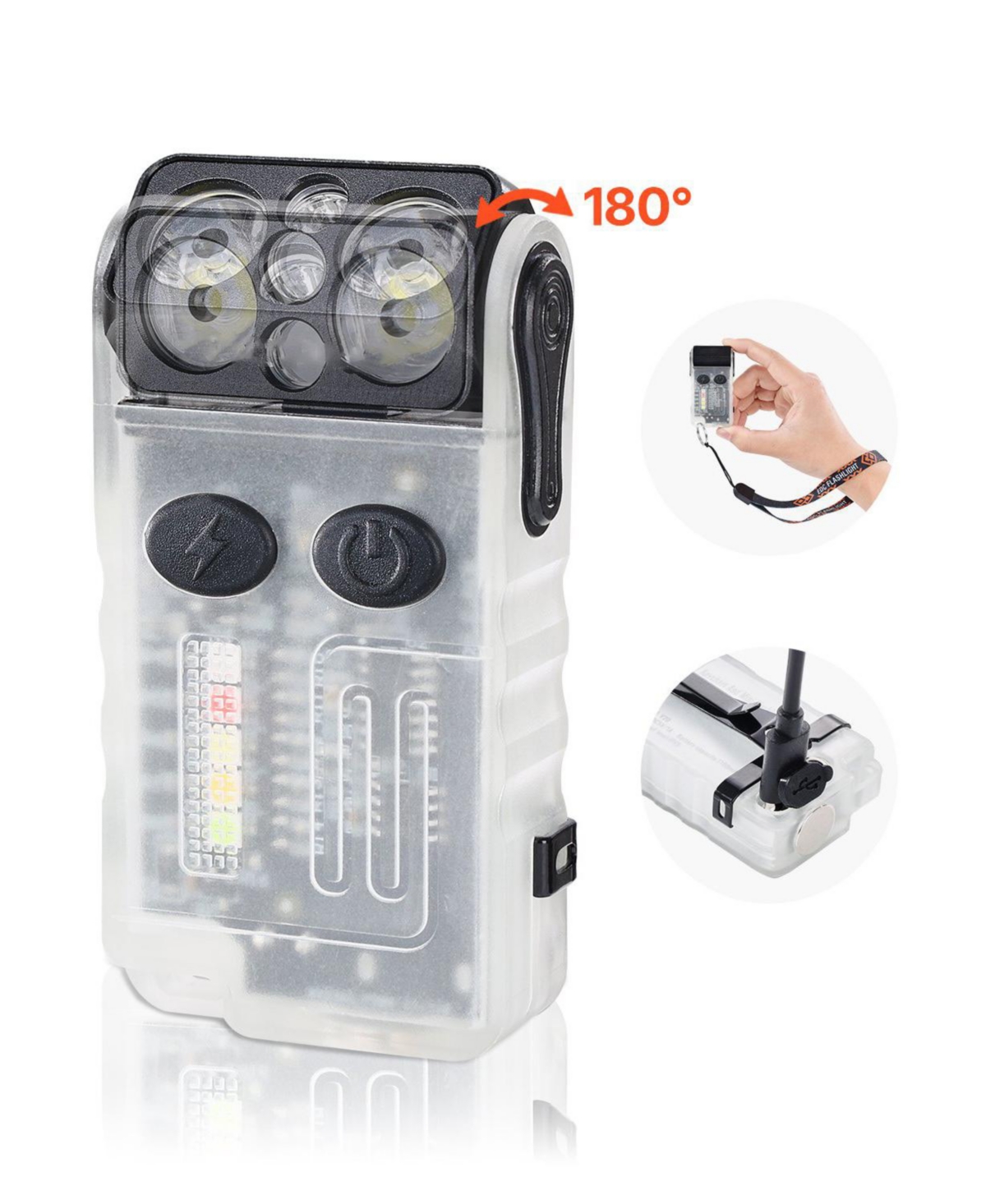 Click here for Mecale Rechargeable Mini Keychain Led Flashlight... prices