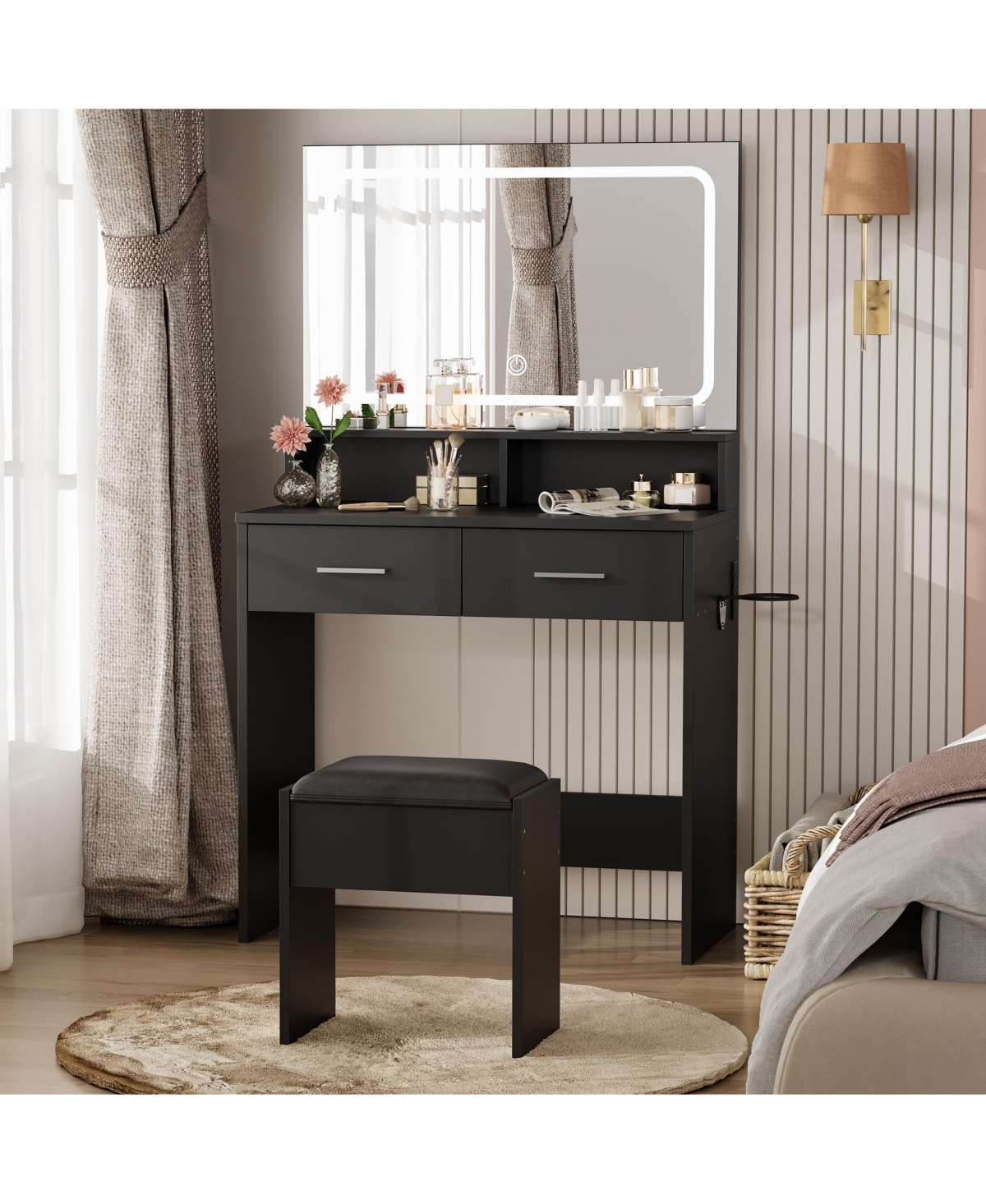 Click here for gaomon Vanity Set with 3-Color Adjustable Led Mirr... prices