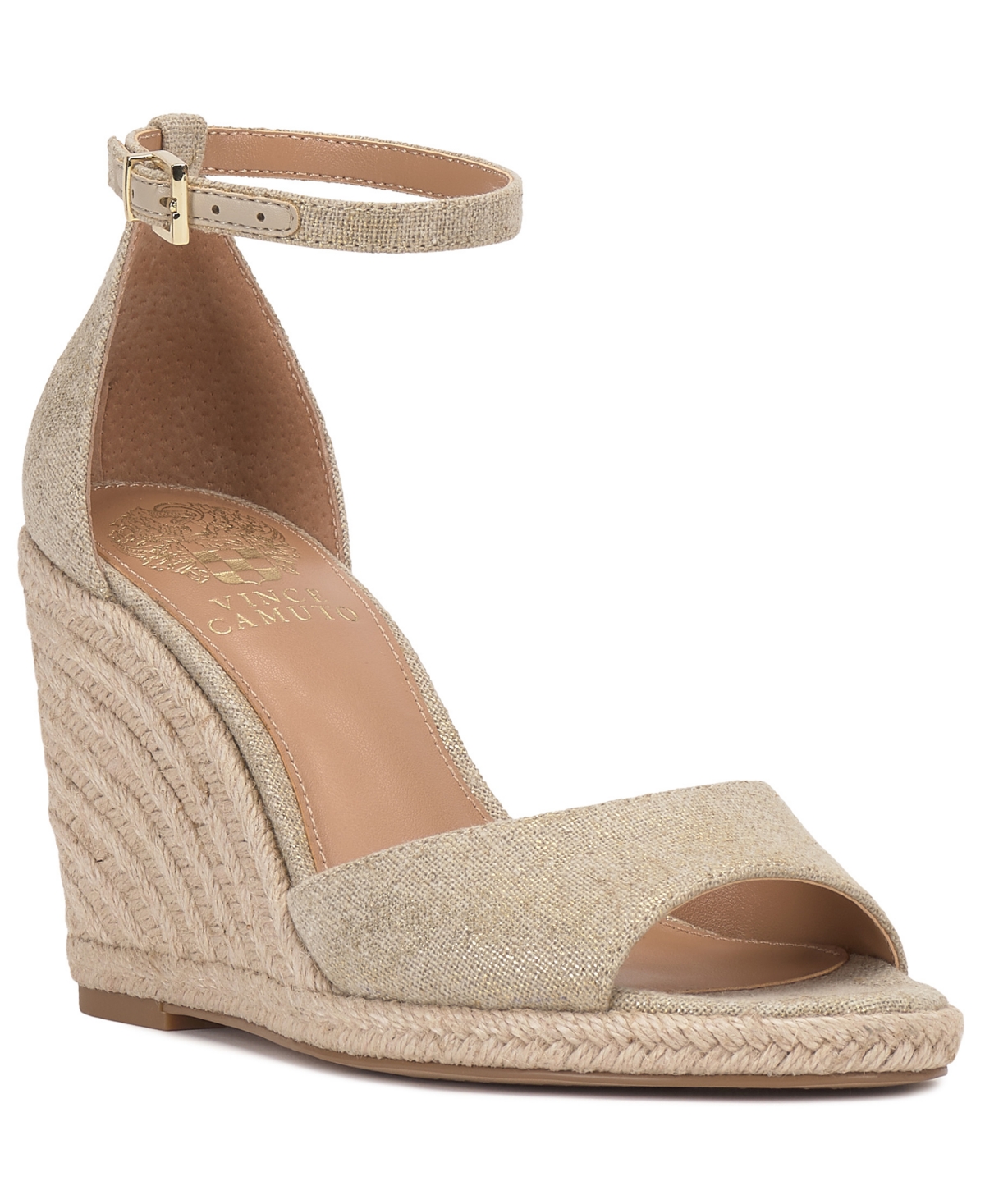 Click here for Vince Camuto Felyn Two-Piece Espadrille Wedge Sand... prices