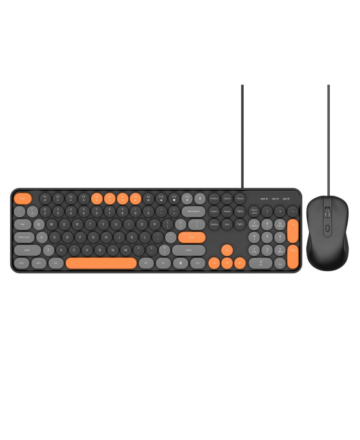 Click here for Risokeys Cute Retro Keyboard Mouse Combo: Silent W... prices