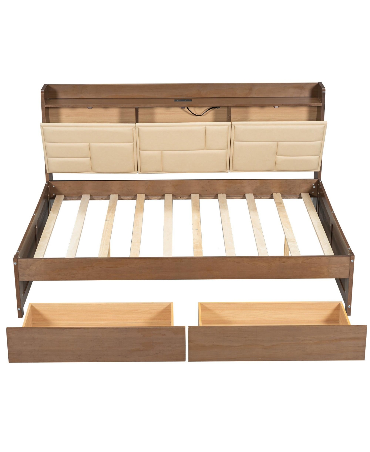 Click here for Boyel Living Full Size Wood Daybed with Upholstere... prices