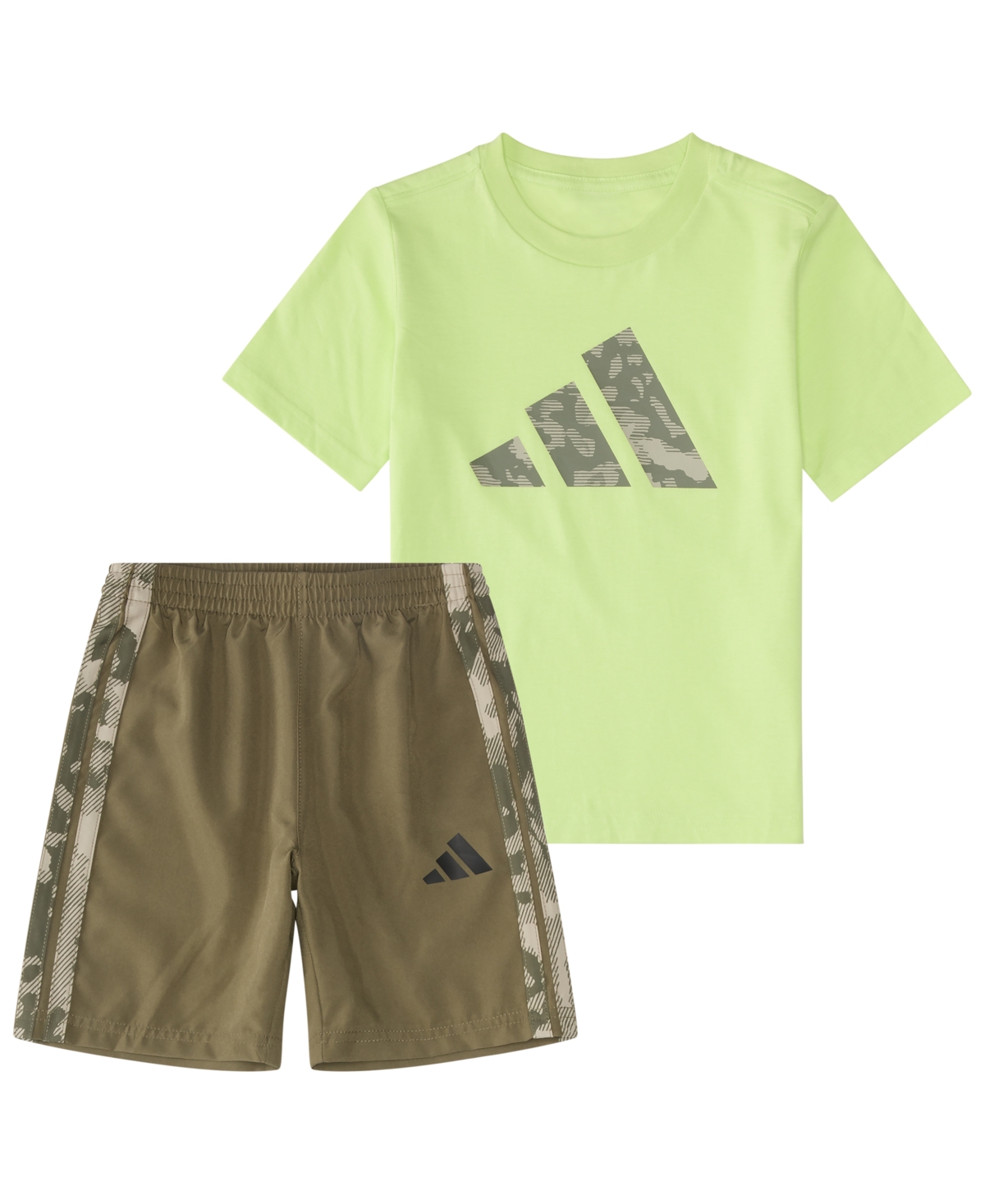 Click here for adidas Baby Boys Short-Sleeve Camo 3-Stripe T-Shir... prices