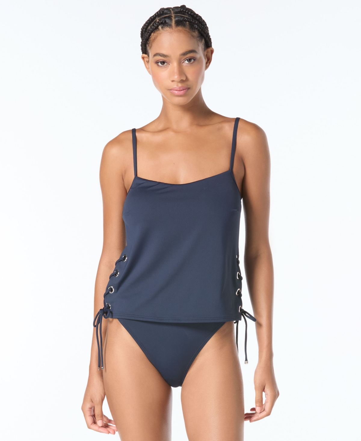 Click here for Michael Michael Kors Womens Grommet-Detail Tankini... prices