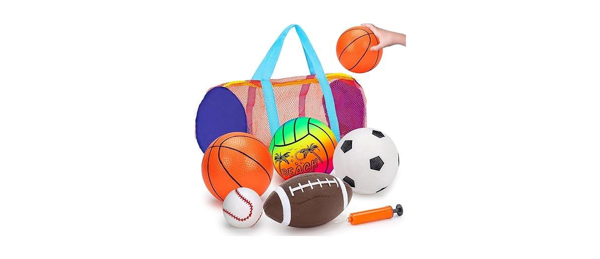 Click here for FormnestCastle Sports Balls Set for Kids with Bag... prices