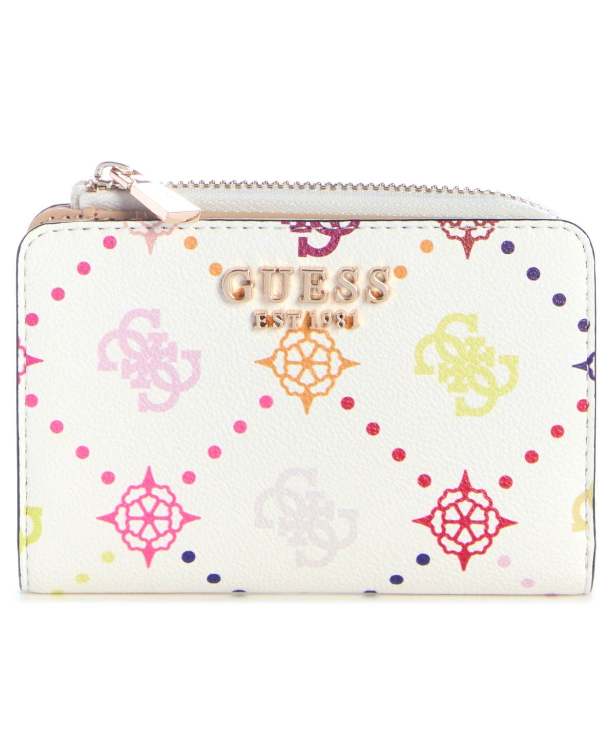 Click here for Guess Emelie Logo Zip-Around Card Case - Open Misc... prices