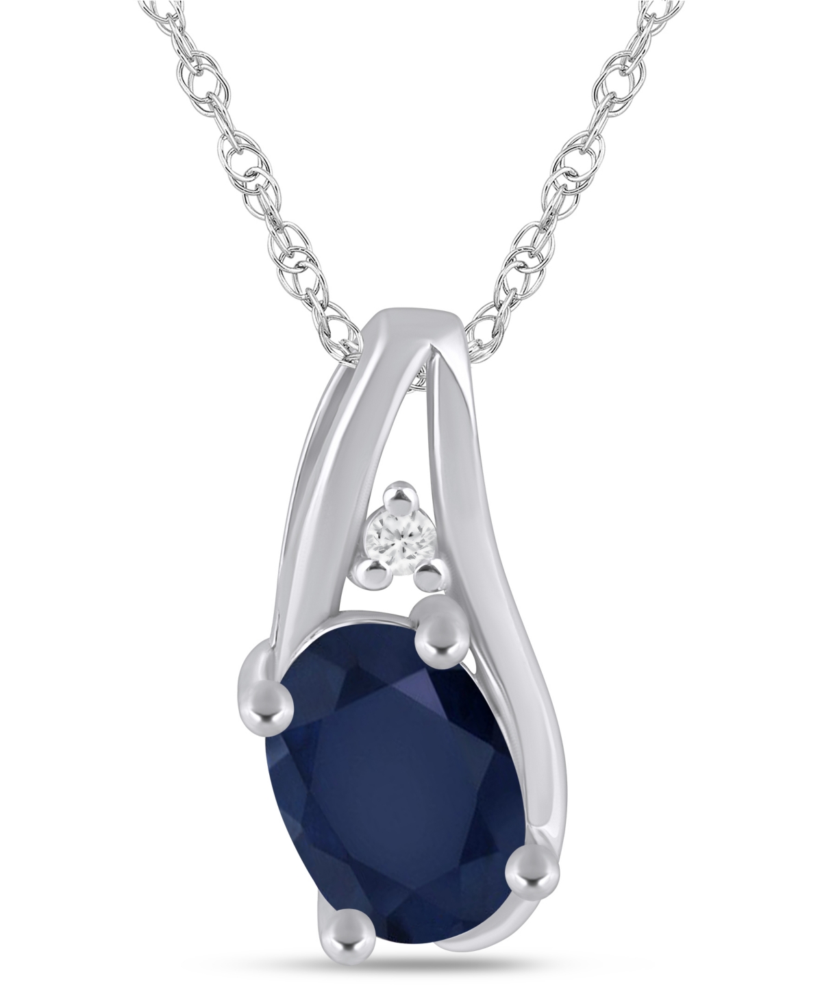 Click here for Macys Gemstone and Diamond Accent Pendant Necklace... prices