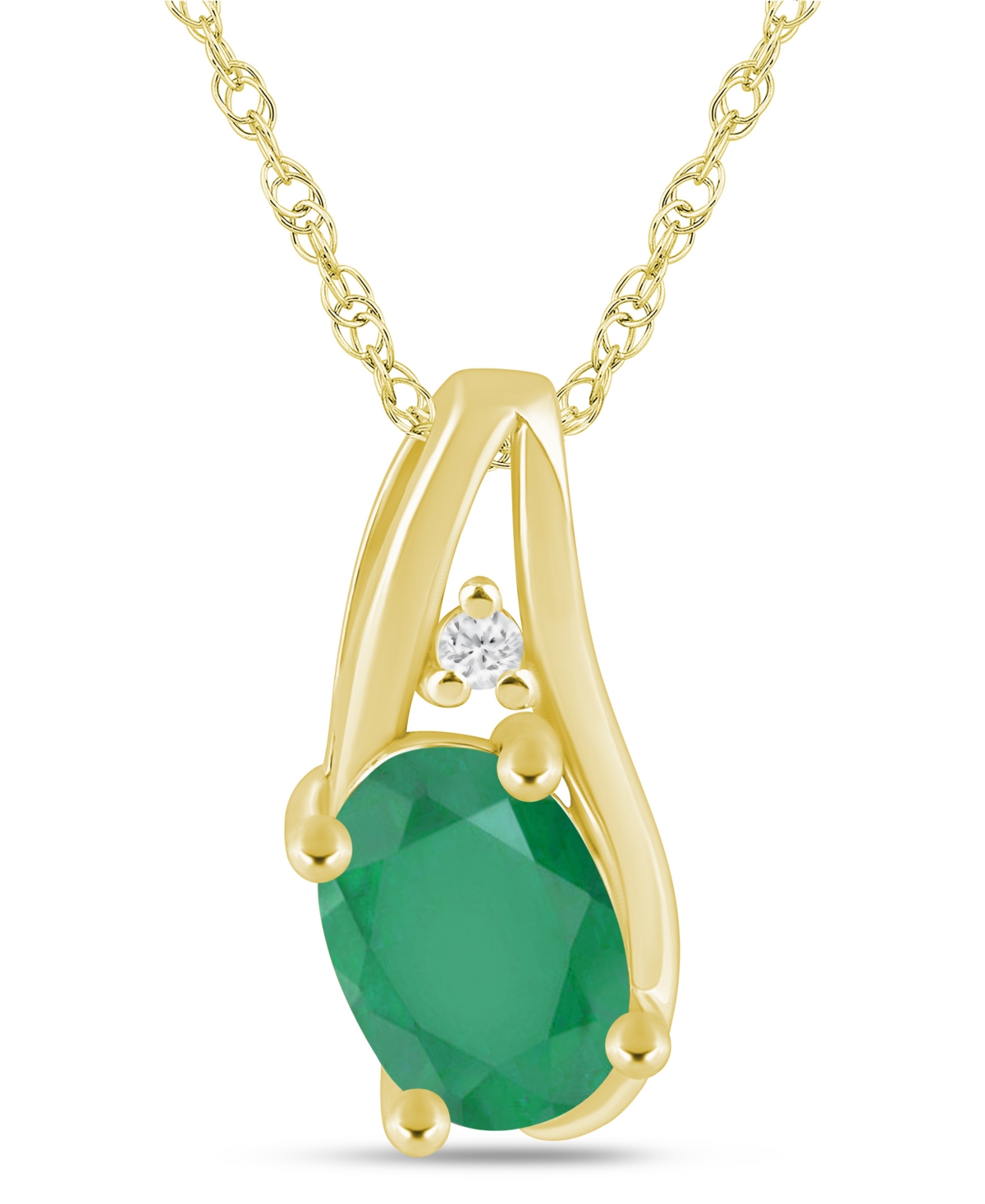 Click here for Macys Gemstone and Diamond Accent Pendant Necklace... prices