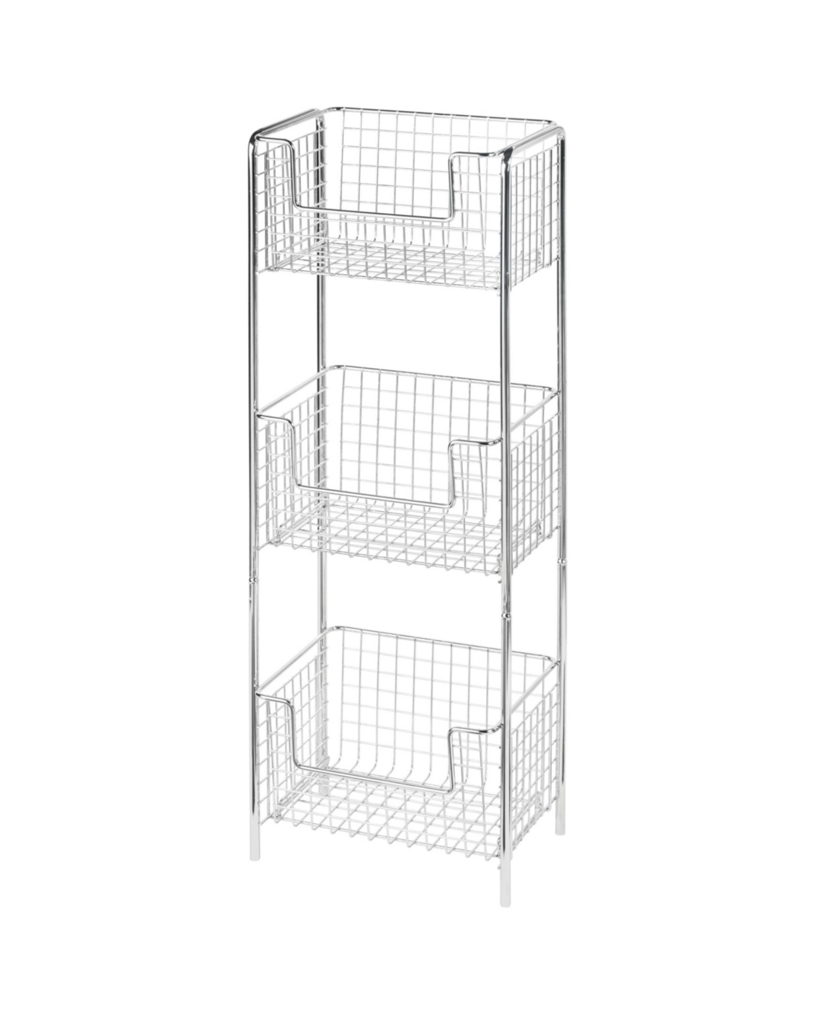 Click here for mDesign Steel Freestanding 3-Tier Storage Organize... prices