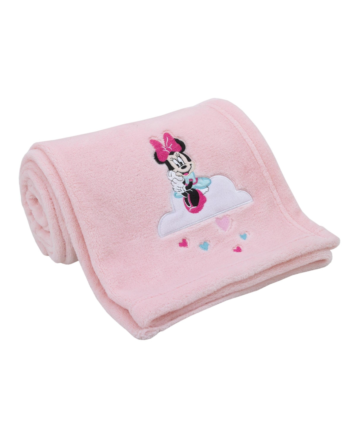 Click here for NoJo Disney Minnie Mouse Be Happy Pink  Aqua and W... prices