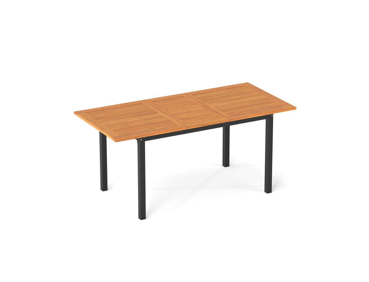 Click here for Slickblue Solid Wood Extendable Dining Table Seats... prices