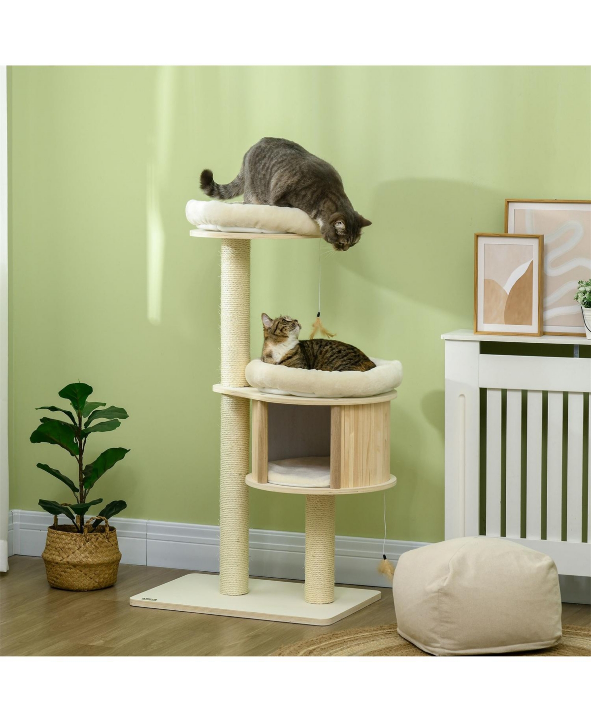Click here for Aostirmotor 46.5" Tall 3 Level Cat Tower with... prices