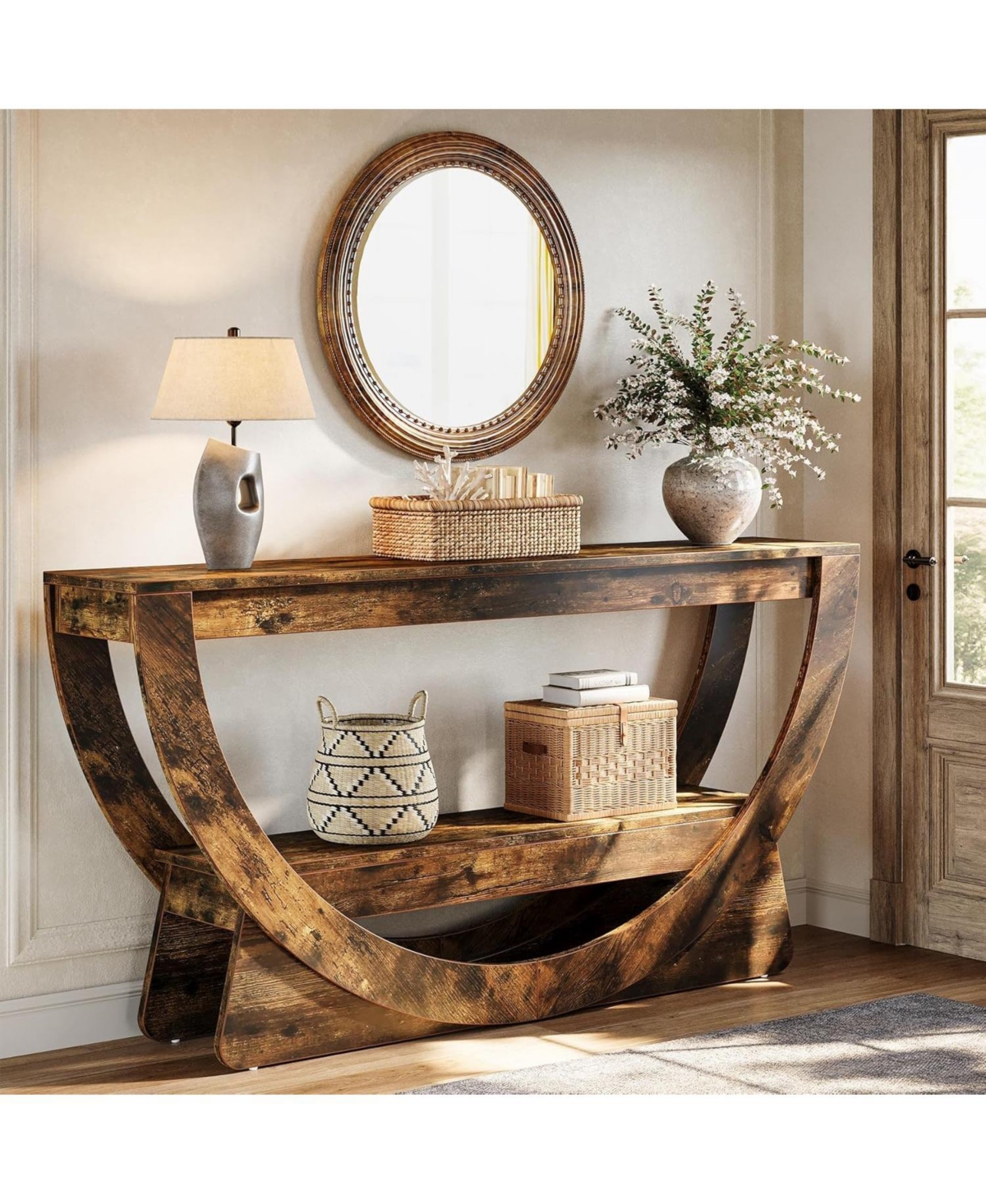 Click here for Tribesigns 63-Inch Console Table  Farmhouse 2-Tier... prices