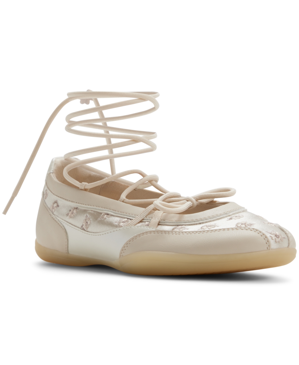 Click here for Aldo Womens Arabelia Lace-Up Ballet Sneakers - Bei... prices