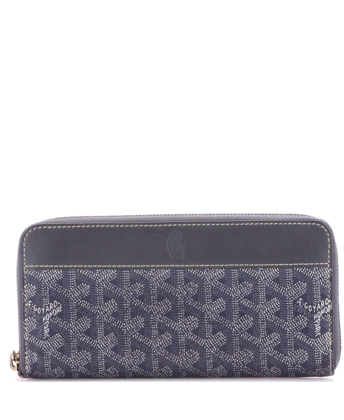Click here for Pre-Owned Goyard Matignon Zip Wallet Coated Canvas... prices