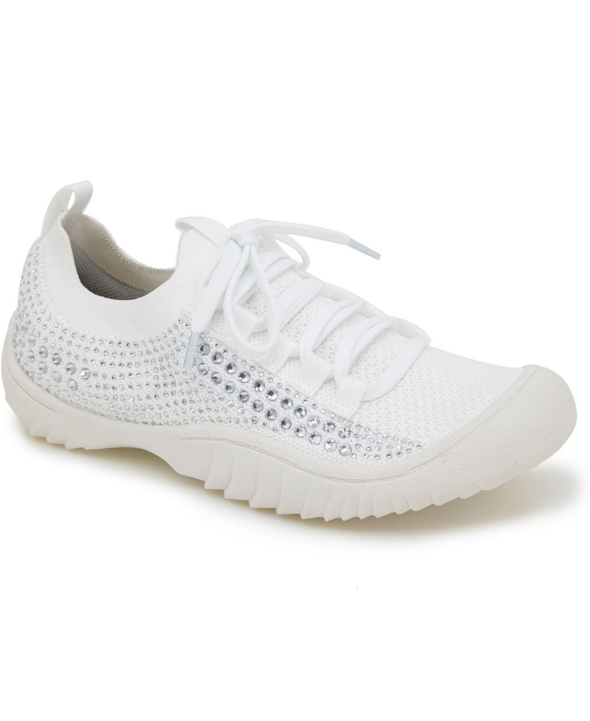 Click here for Jbu Womens Brittney Casual Sneakers - White/jewel prices