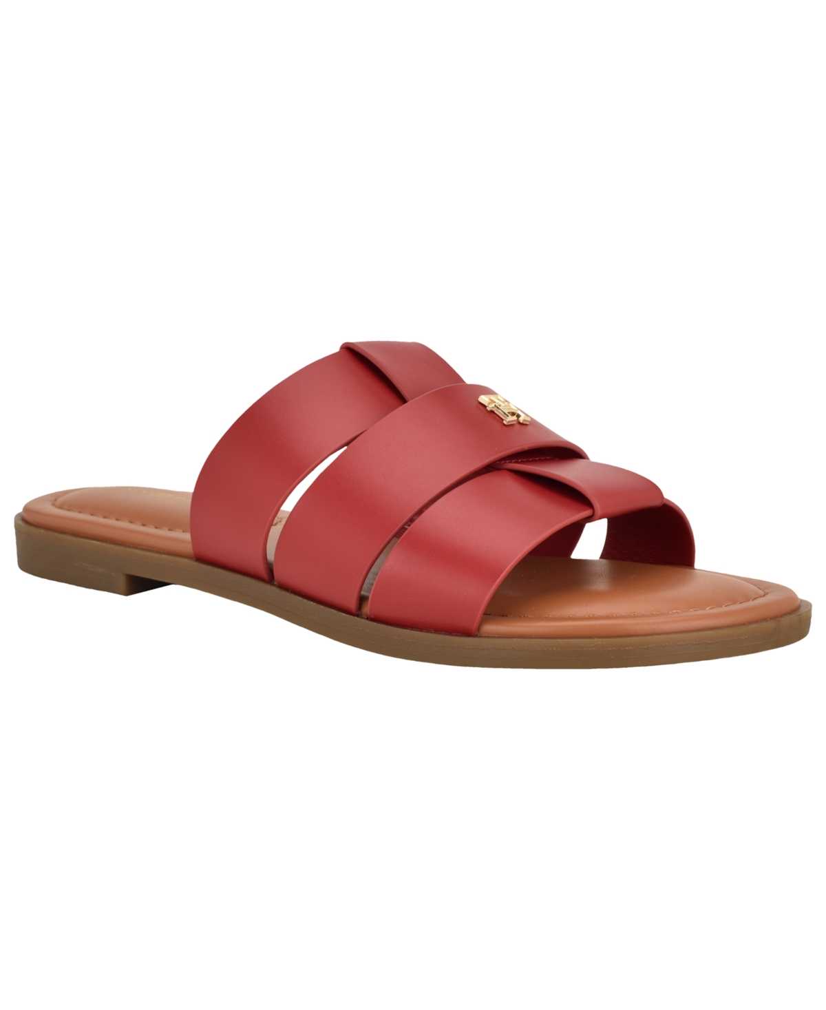 Click here for Tommy Hilfiger Womens Moden Slide-On Flat Sandal -... prices