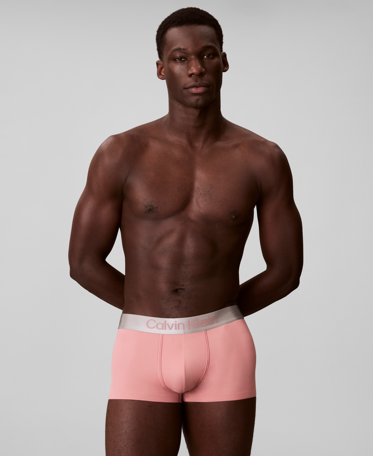 Click here for Calvin Klein Mens Logo Trunks - Dusty Blush prices
