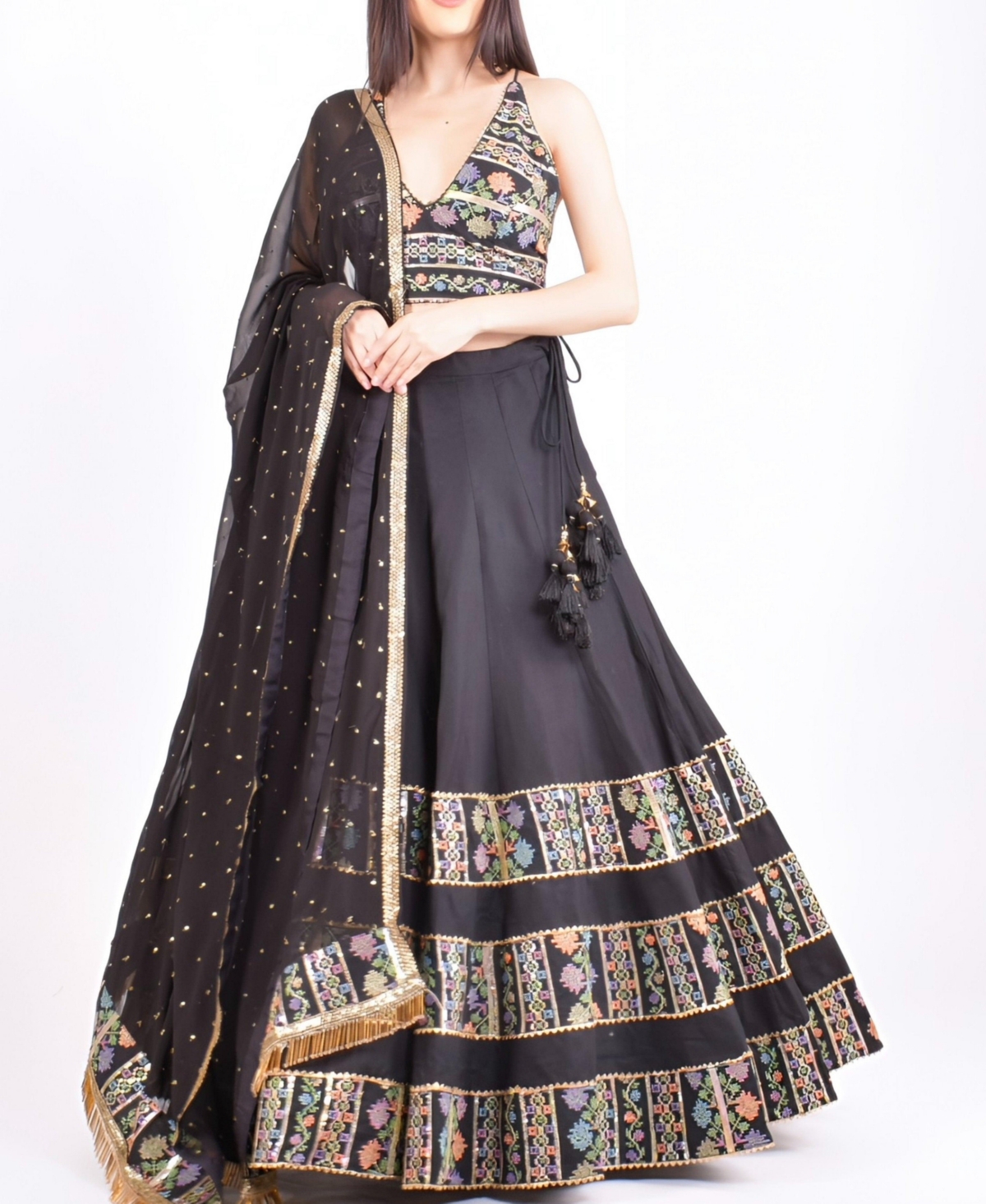 Click here for Raas Womens Zoya Sequins Embroidered Chaniya Choli... prices