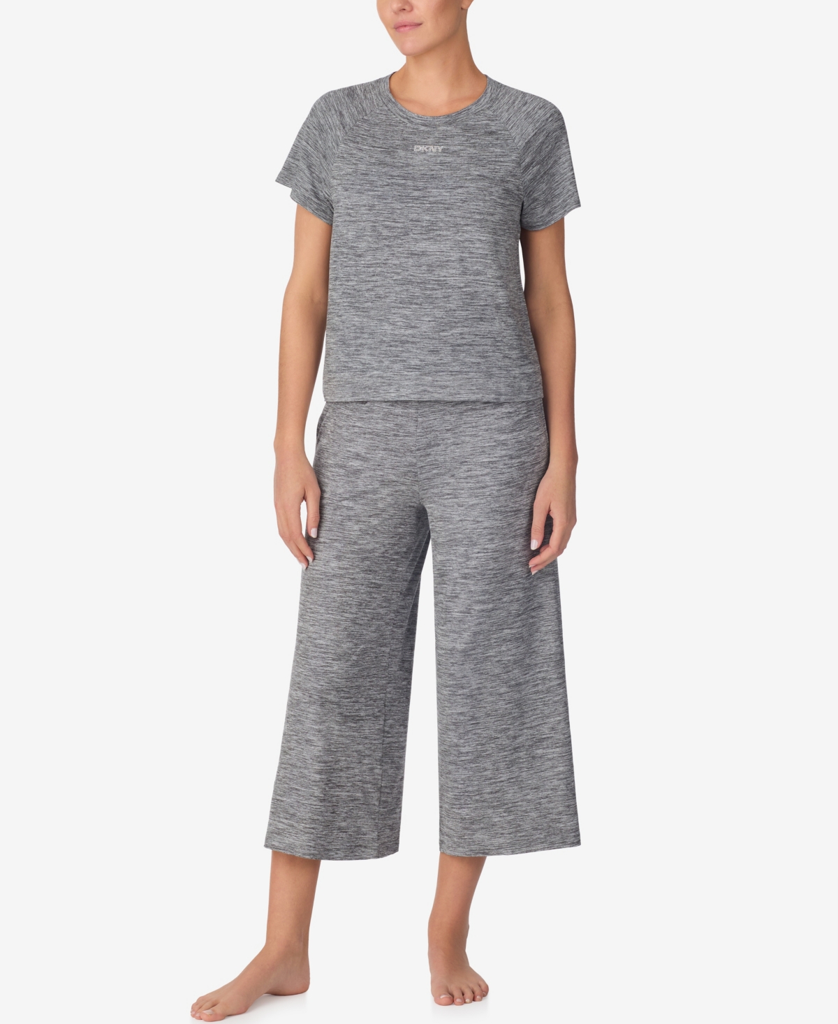Click here for Dkny Womens Short-Sleeve Top and Wide-Leg Jogger P... prices