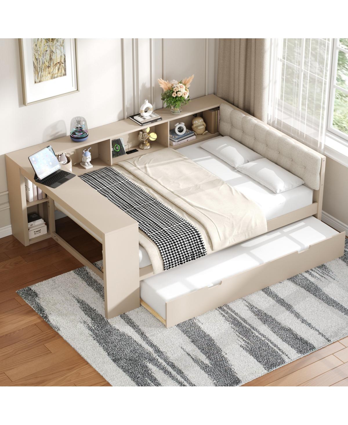 Click here for Streamdale Furniture Wood Full Platform Bed w/Stor... prices
