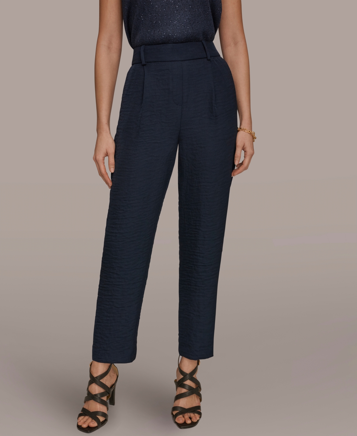 Click here for Donna Karan New York Womens Pleated Straight Pants... prices