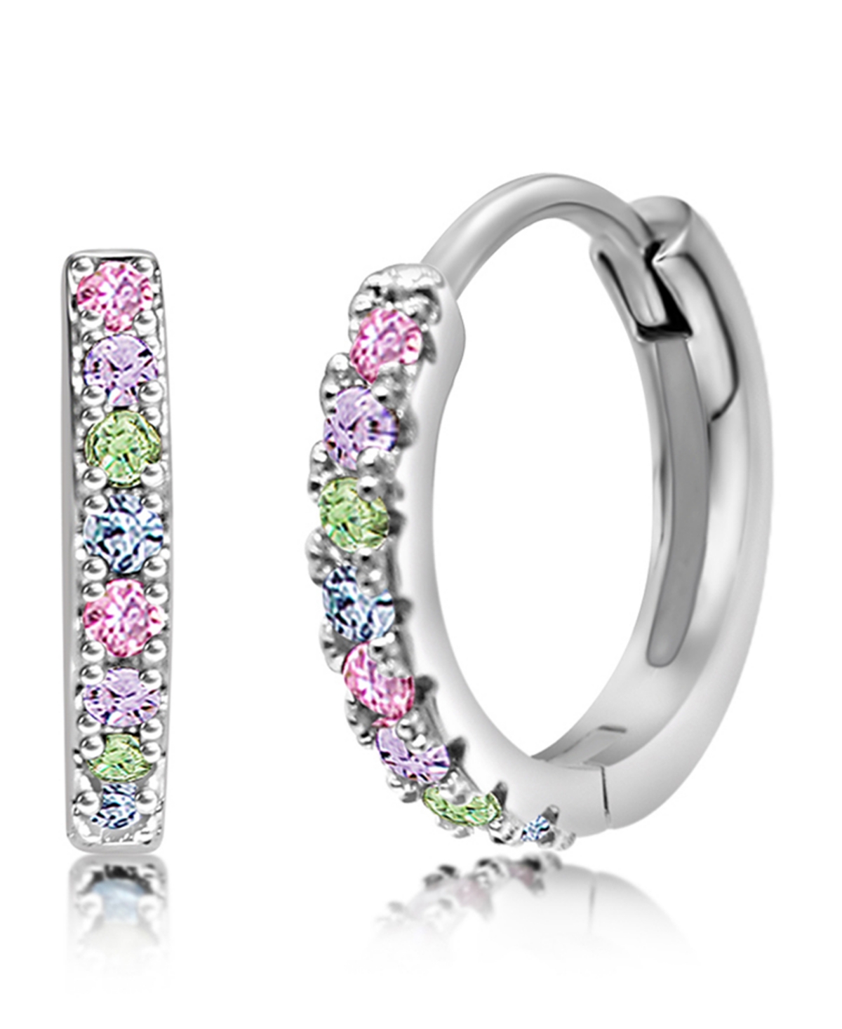 Click here for Chanteur Girls /Girl/Round Multi-color Cz White Go... prices