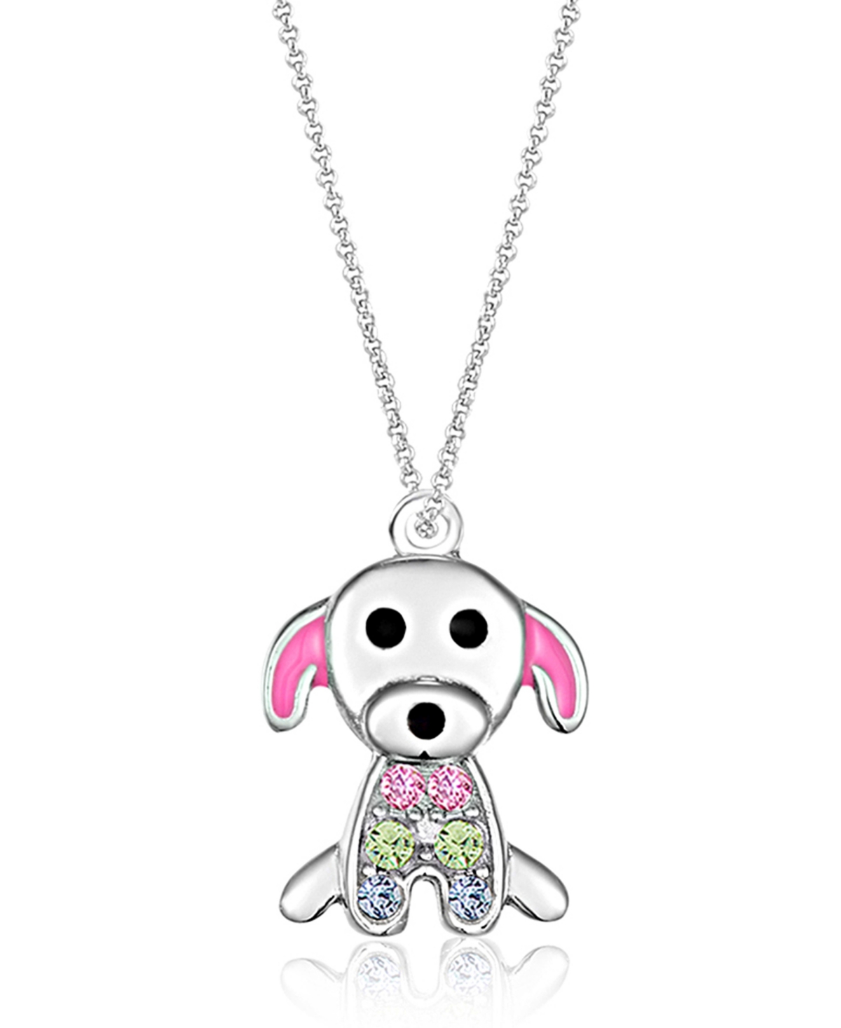 Click here for Chanteur Girls /Girl/Dog Crystal White Gold Pallad... prices
