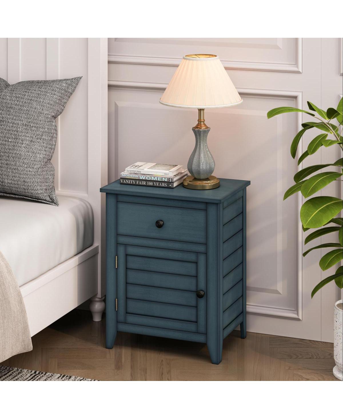 Click here for Streamdale Furniture Antique Blue Transitional Nig... prices