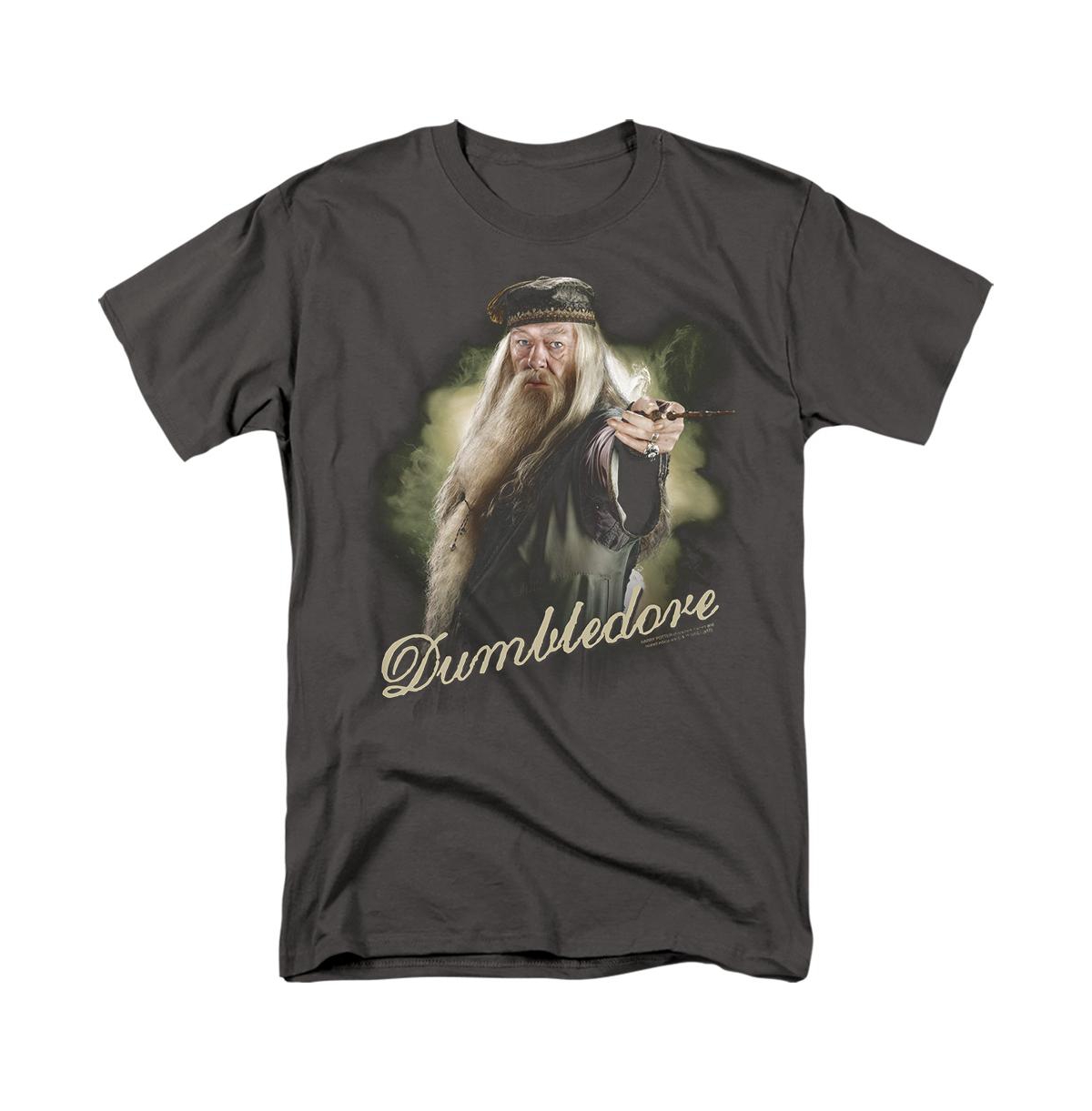 Click here for Harry Potter Mens Dumbledore Wand T Shirt - Charco... prices