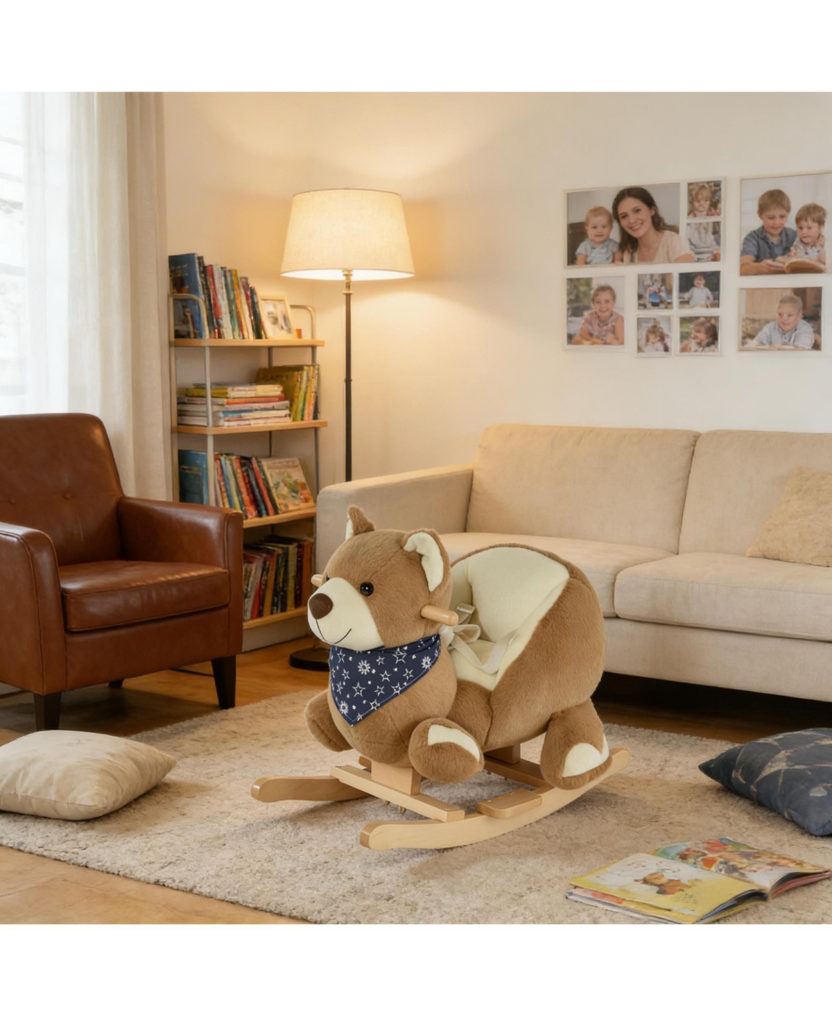 Click here for Cesicia Bear Rocker for Toddlers Soft Plush Baby R... prices