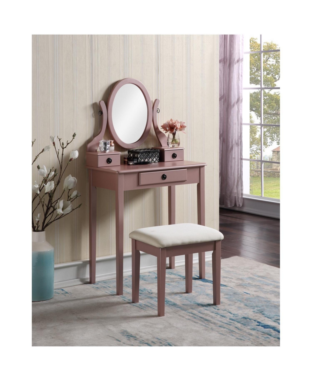 Click here for Streamdale Furniture Moniys Wood Moniya Makeup Van... prices